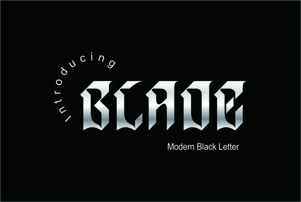 Blade, Fonts | GraphicRiver