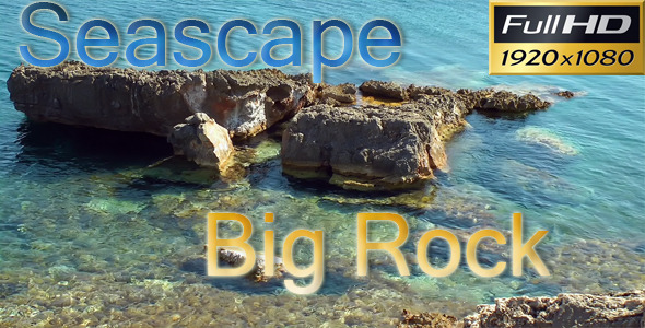 Seascape - Big Rock | Nature HD, Stock Footage | VideoHive