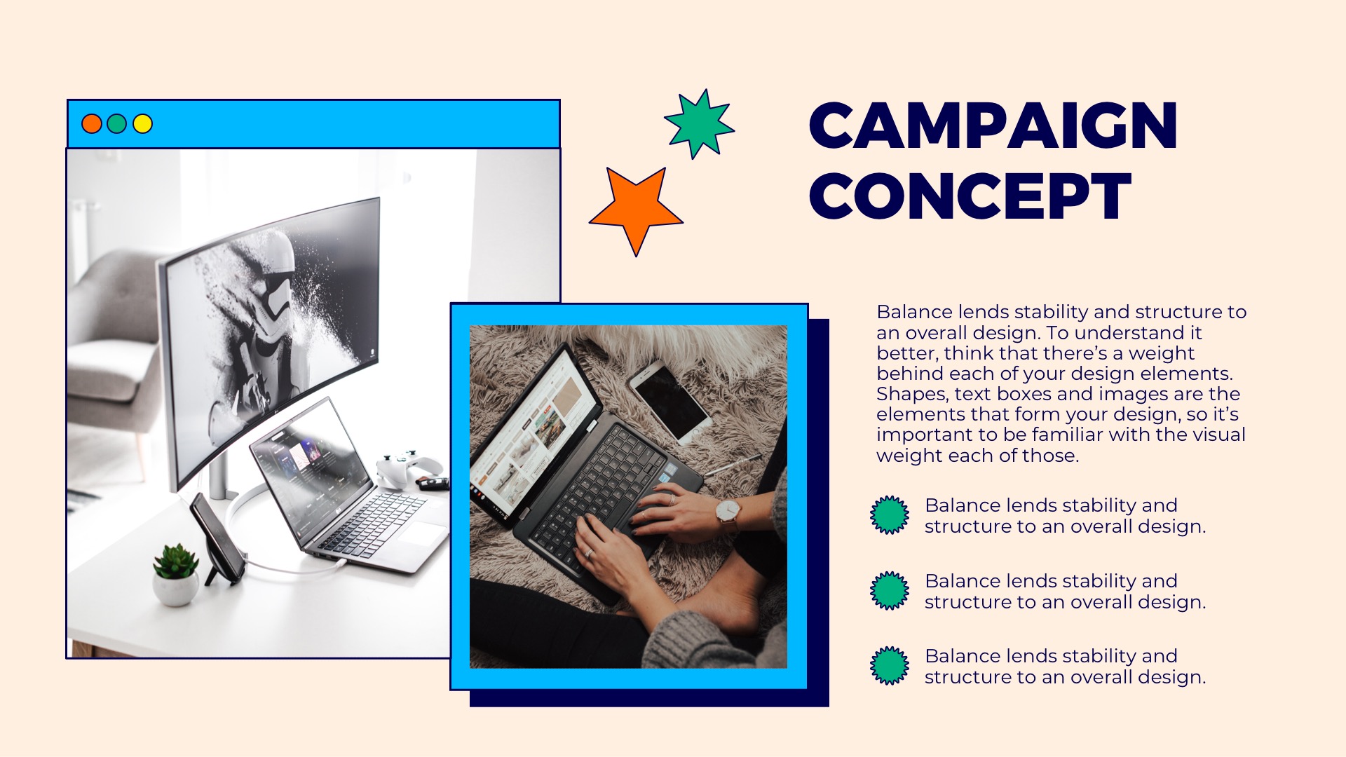 Virtual Campaign Google Slide Presentation, Presentation Templates