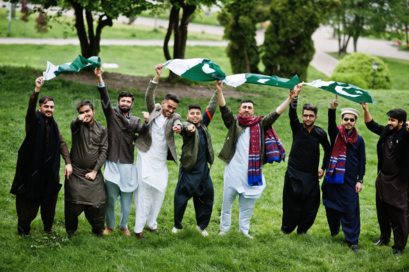 Group of pakistani man wearing traditional clothes salwar kameez or ...