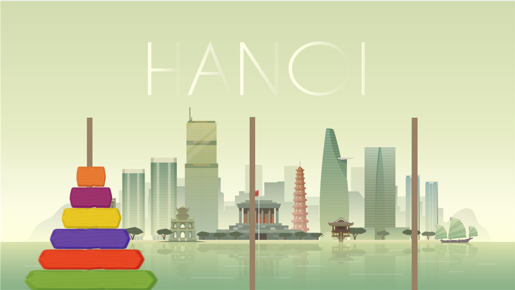 Hanoi tower - HTML5 - PUZZLE GAME by BassoGames | CodeCanyon