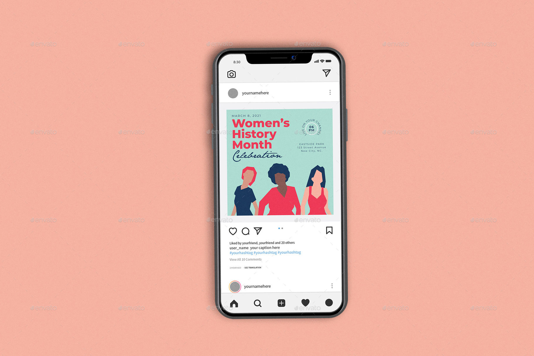 Women's History Month Template Set, Print Templates | GraphicRiver