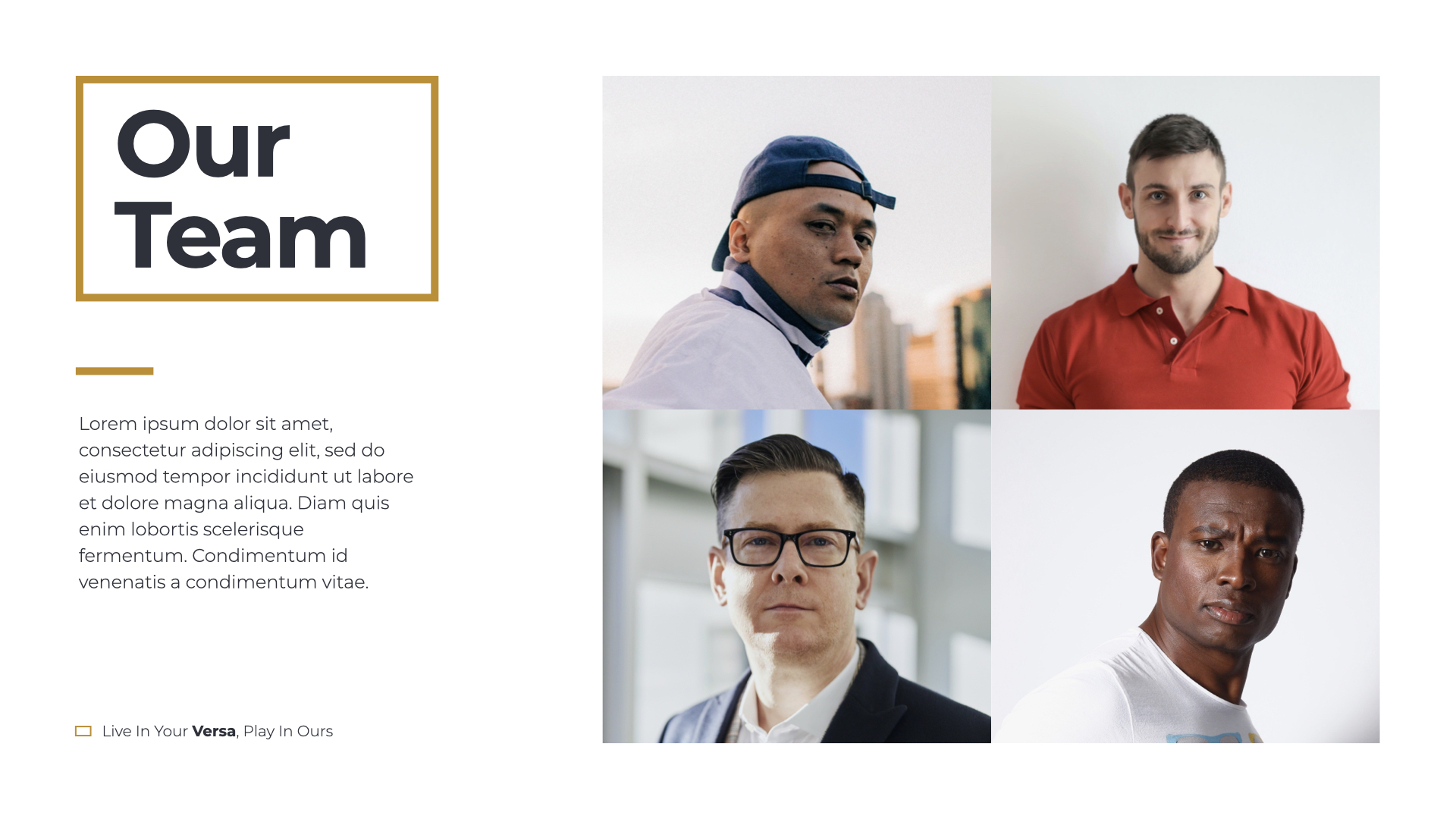 Versa - Multipurpose Keynote Template, Presentation Templates ...