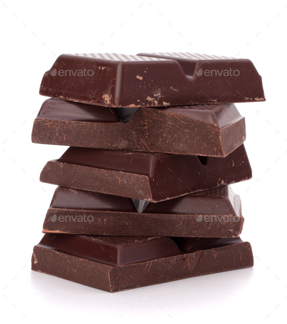 Chocolate bars stack Stock Photo by natika | PhotoDune