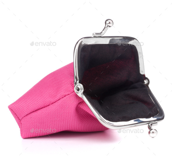 Empty open purse Stock Photo by natika | PhotoDune