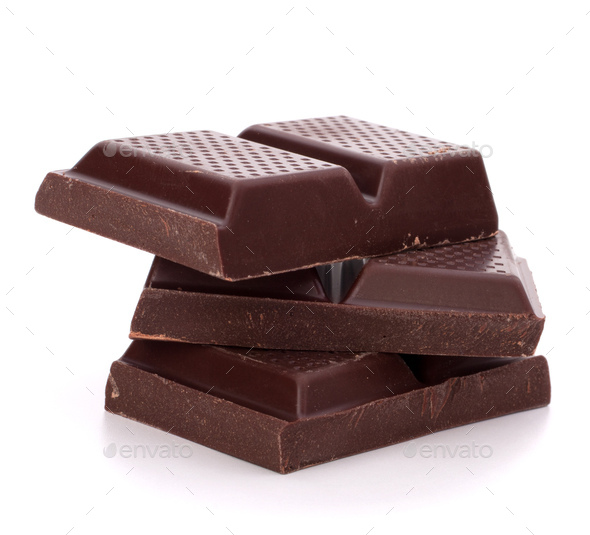 Chocolate bars stack Stock Photo by natika | PhotoDune