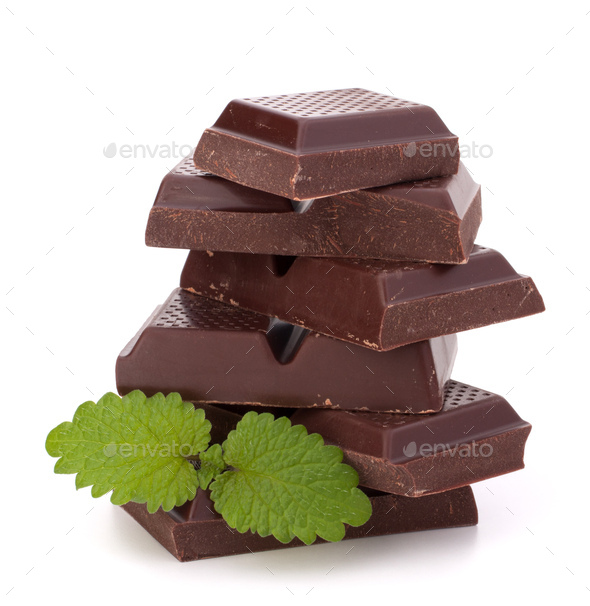 Chocolate bars stack Stock Photo by natika | PhotoDune