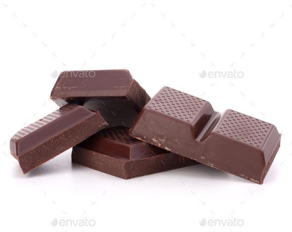 Chocolate bars stack Stock Photo by natika | PhotoDune