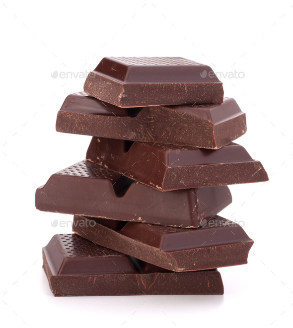 Chocolate bars stack Stock Photo by natika | PhotoDune