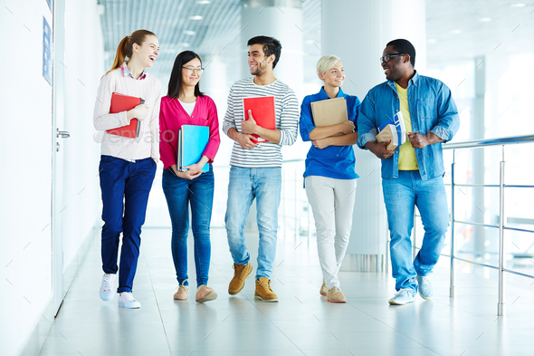 After lecture Stock Photo by Pressmaster | PhotoDune