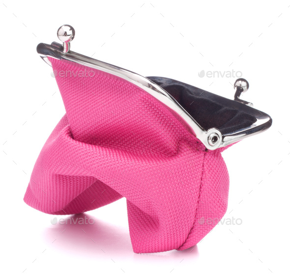 Empty open purse Stock Photo by natika | PhotoDune