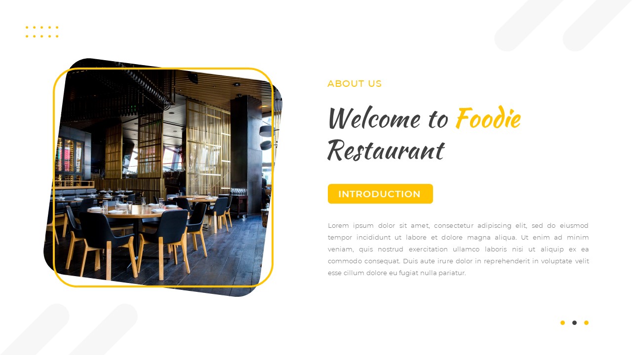 Foodie – Creative Food Restaurant Google Slides Template, Presentation ...