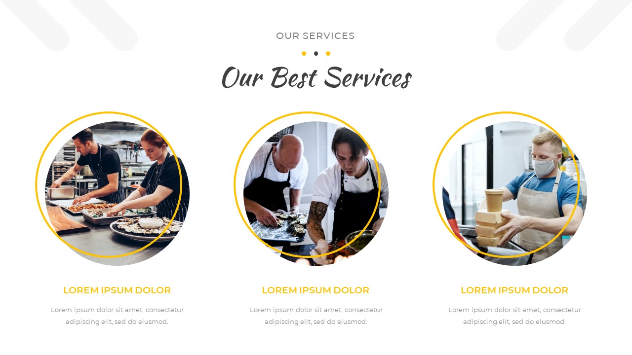 Foodie – Creative Food Restaurant Google Slides Template by GaishanCreative