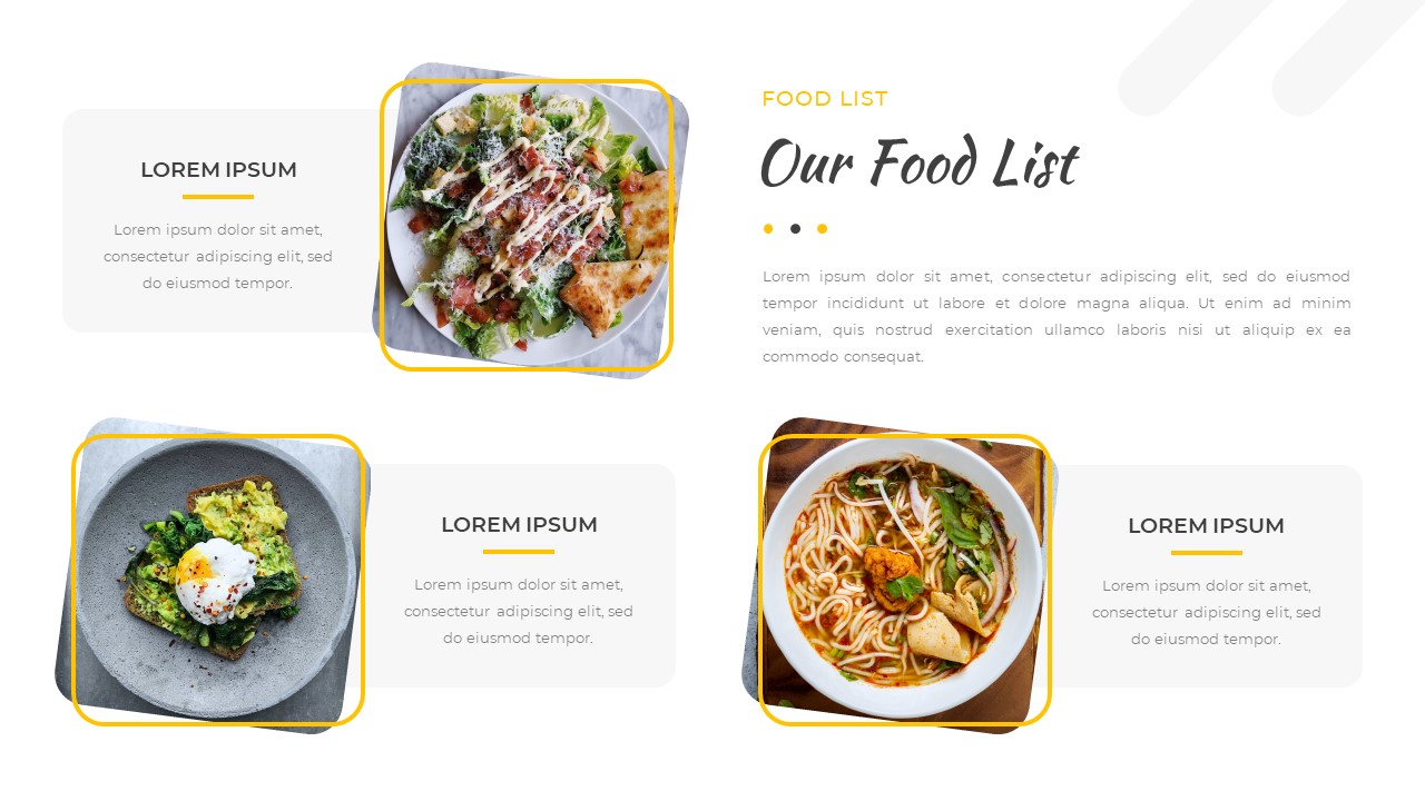 Foodie – Creative Food Restaurant Google Slides Template, Presentation ...