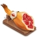Jamon. Hamon. Traditional Spanish Food. Meat. Pig Leg. Vector., Vectors