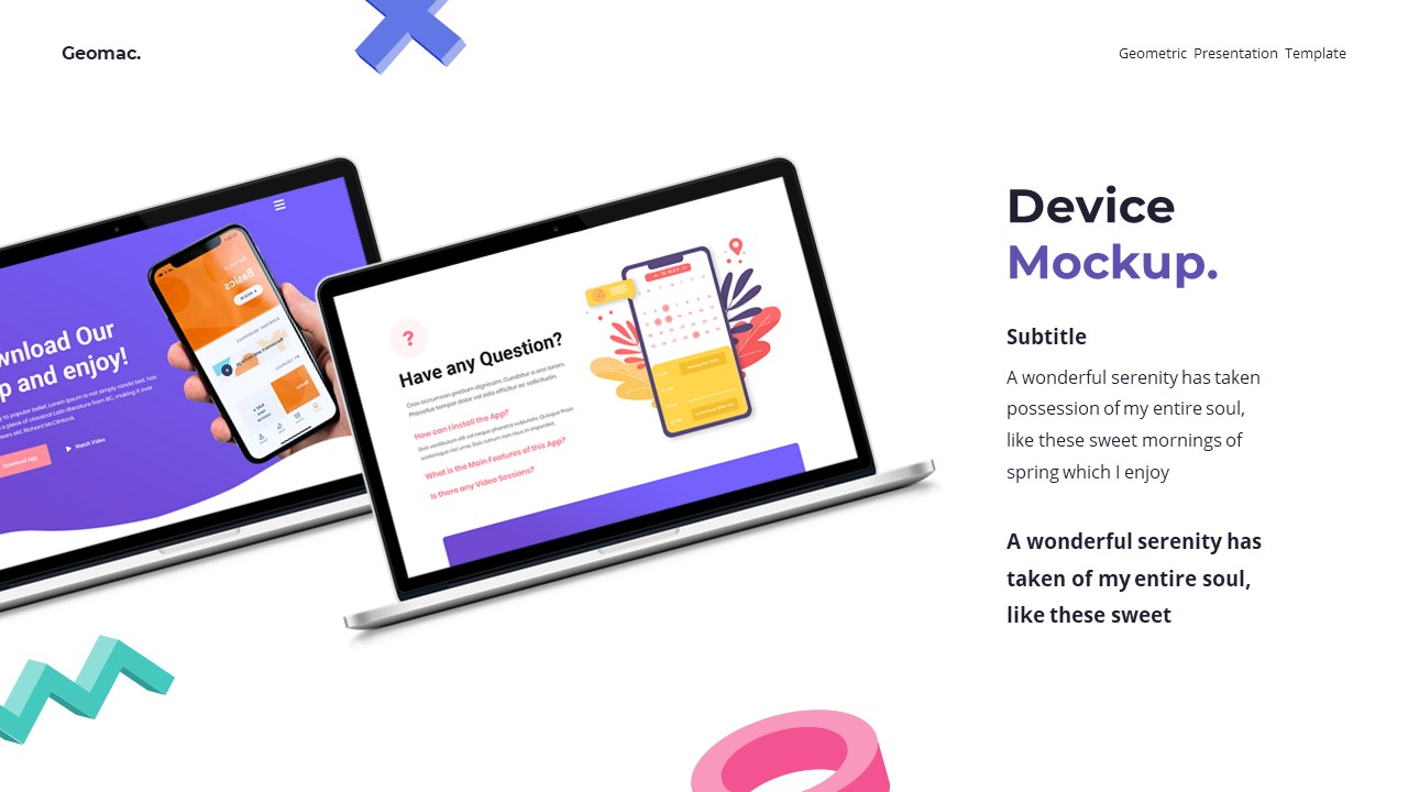 Geomac Creative Keynote Template by Neermana | GraphicRiver