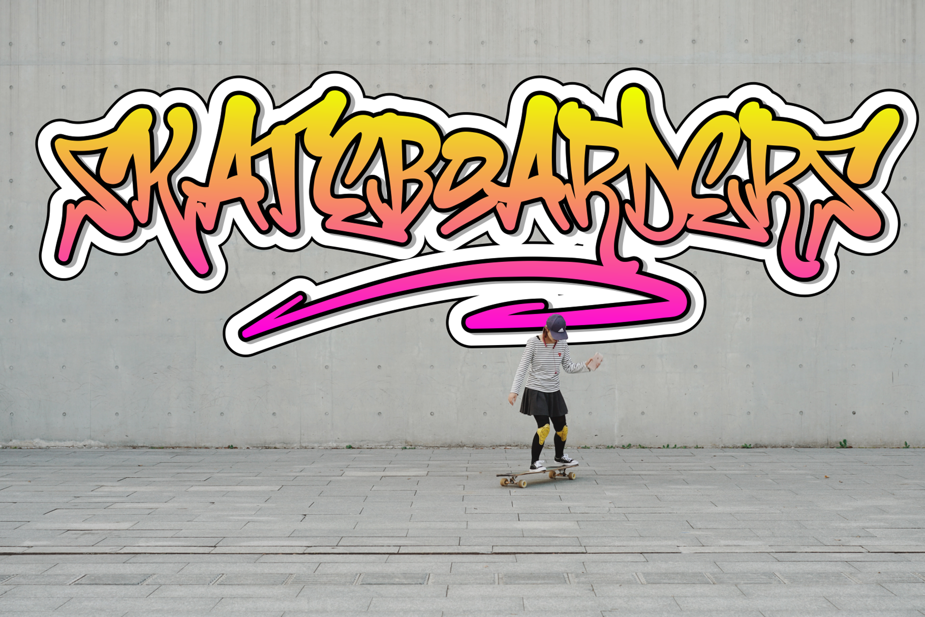 Snake Head Graffiti, Fonts | GraphicRiver