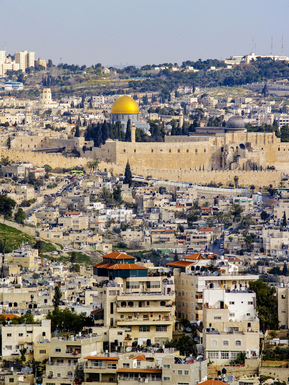 Jerusalem Cityscape Stock Photo by karkozphoto | PhotoDune