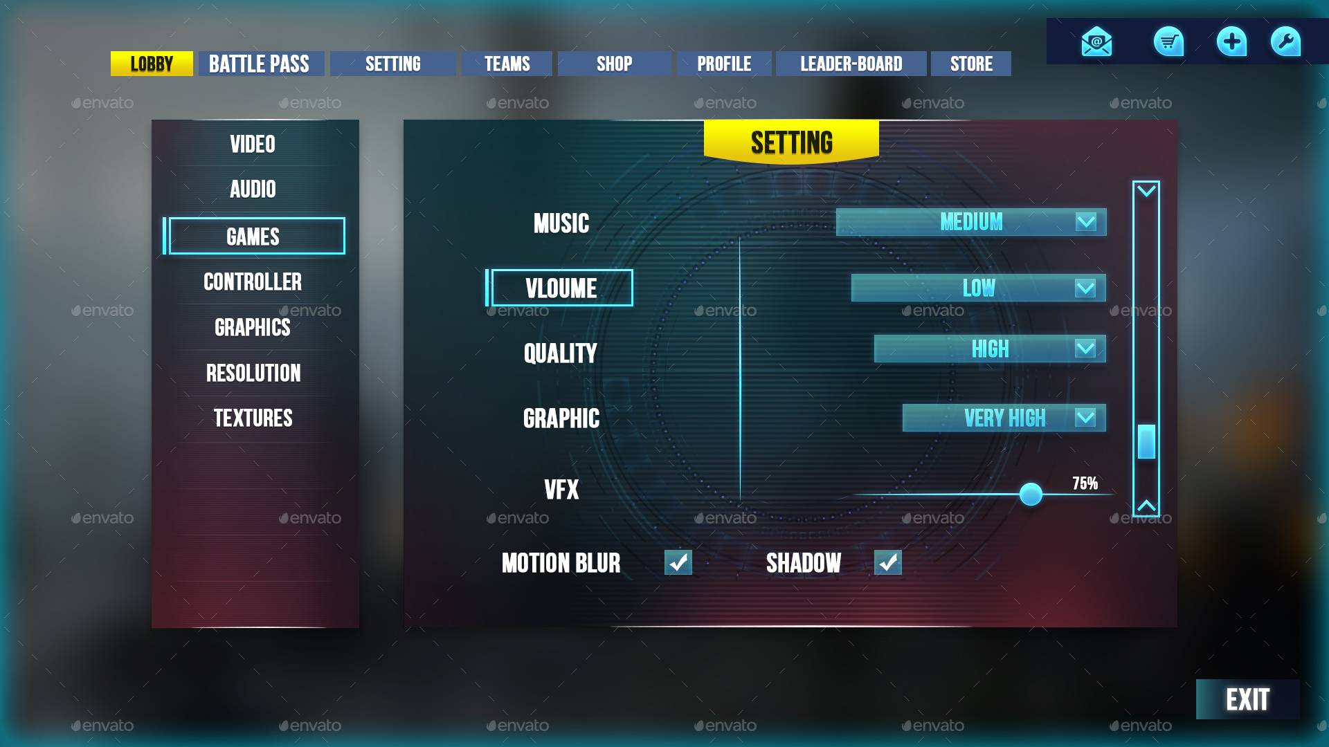 Sci-Fi Game Ui Pack, Game Assets | GraphicRiver
