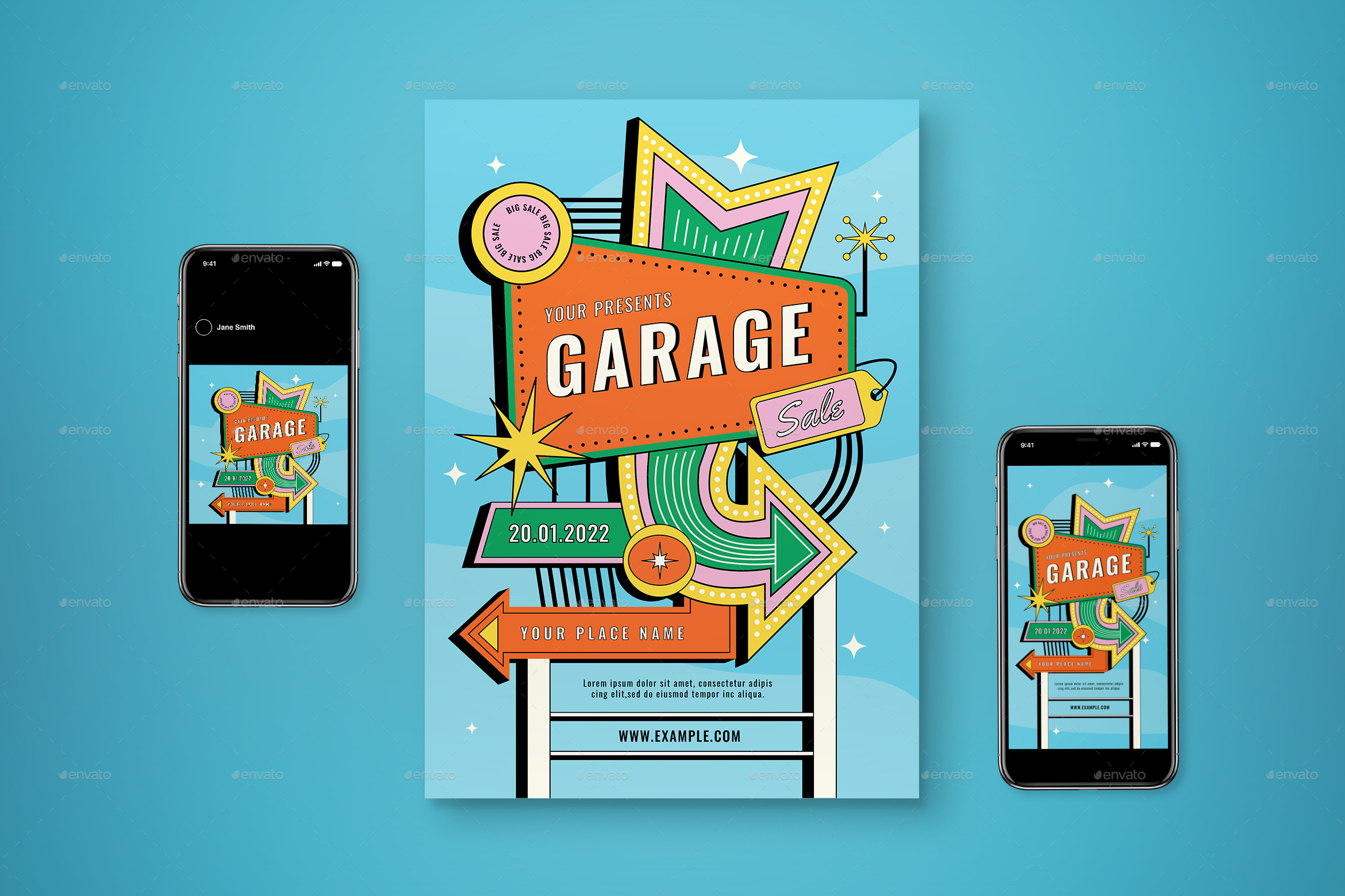 Garage Sale Flyer Pack, Print Templates | GraphicRiver