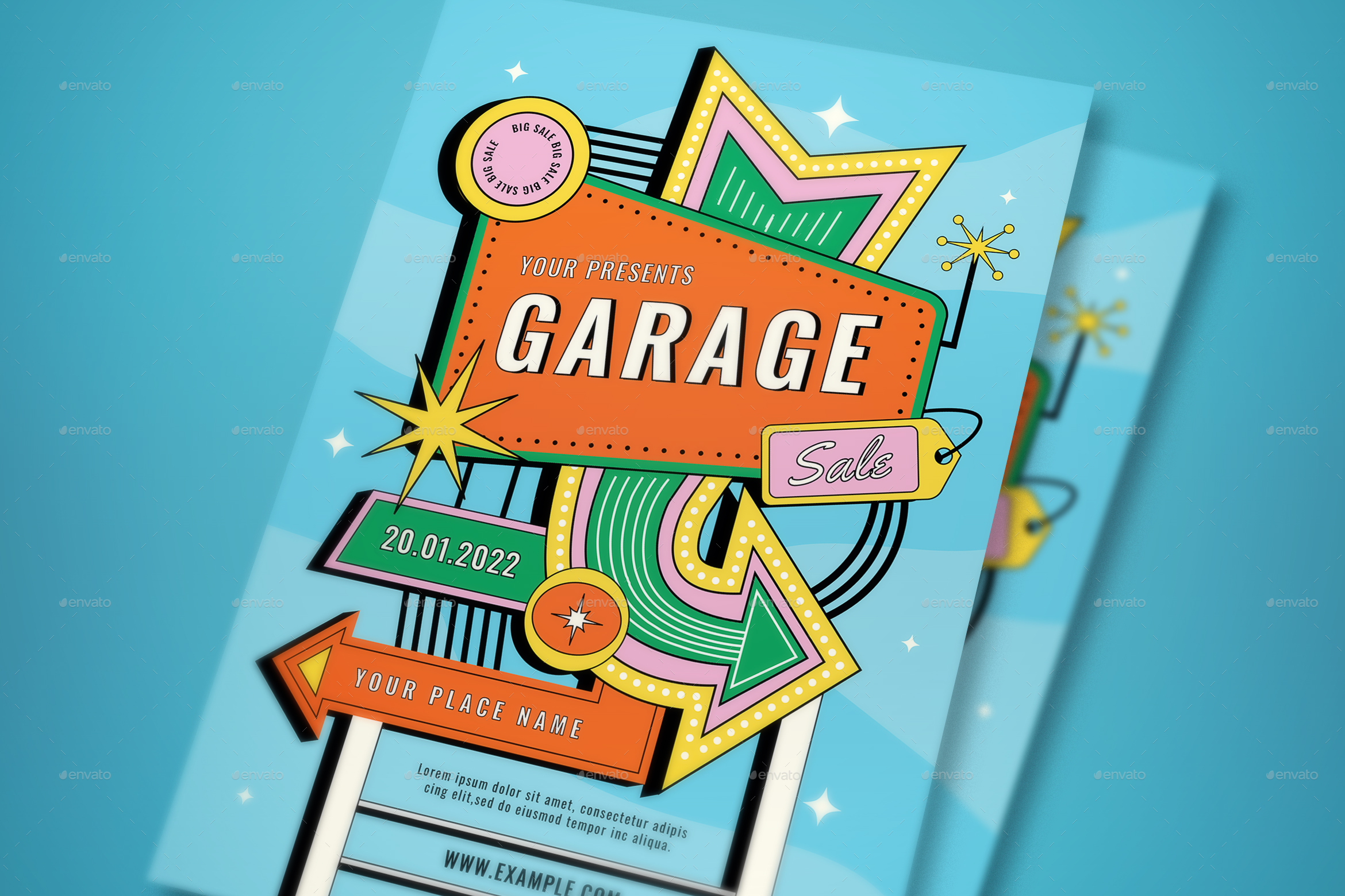 Garage Sale Flyer Pack, Print Templates | GraphicRiver