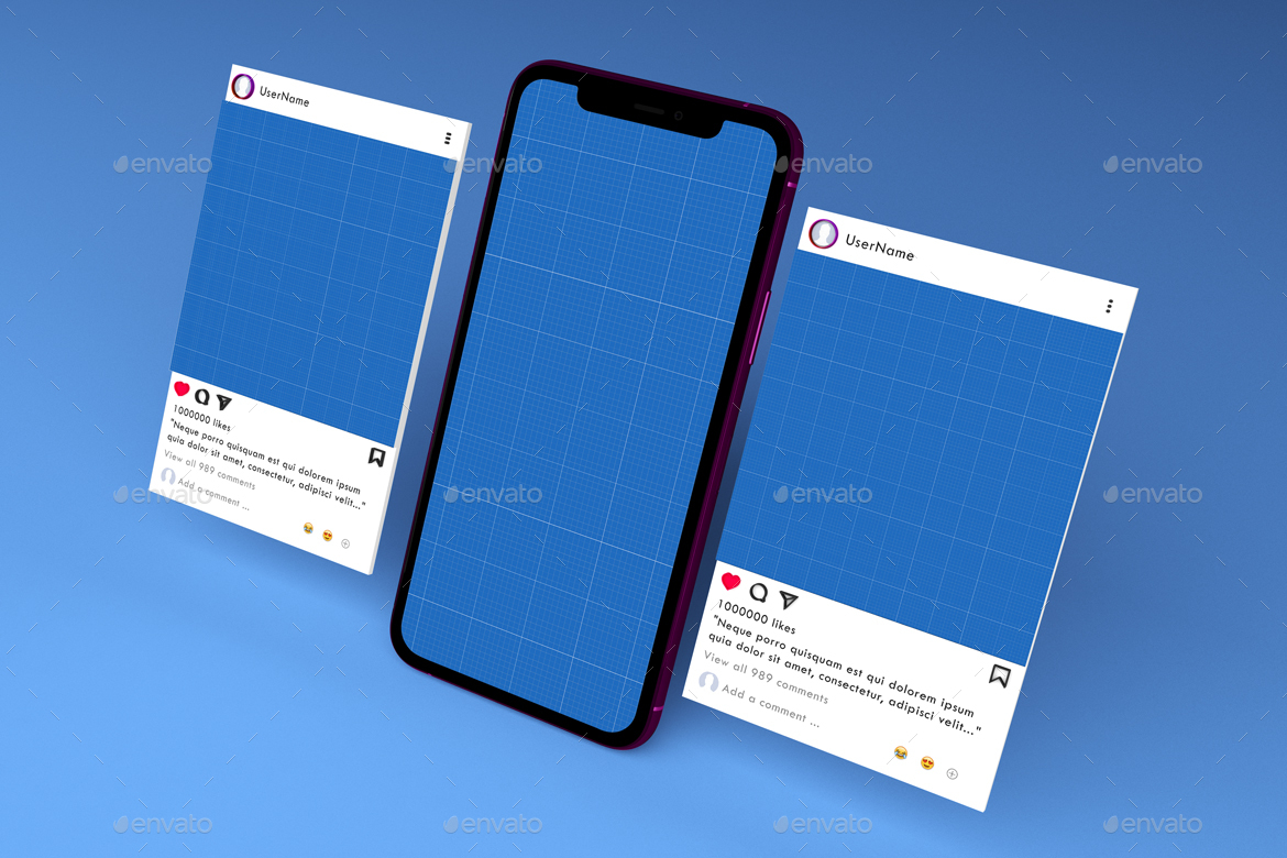 Insta & Phone Mockup, Graphics | GraphicRiver