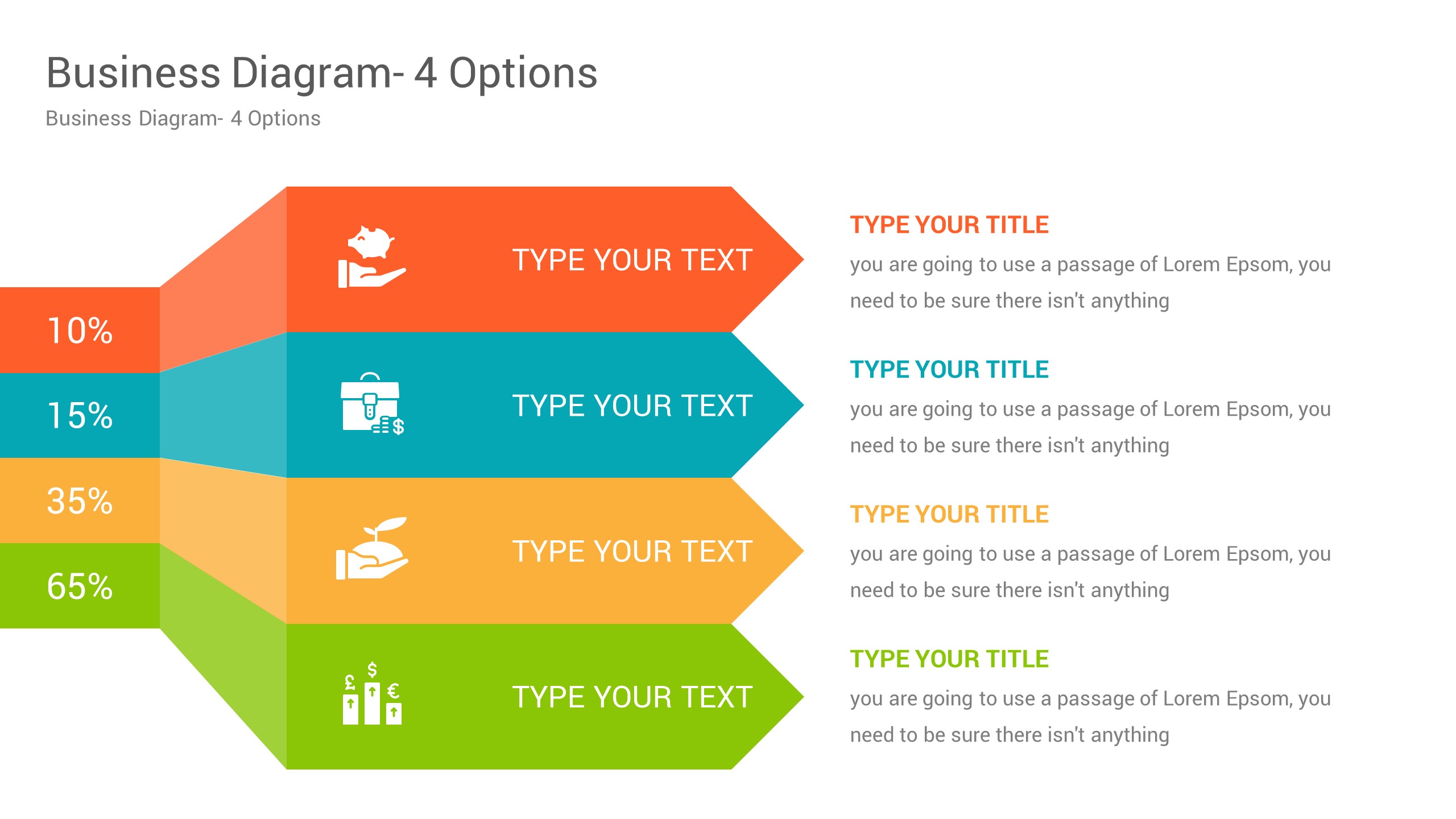Business Diagrams Infographics PowerPoint Template, Presentation Templates