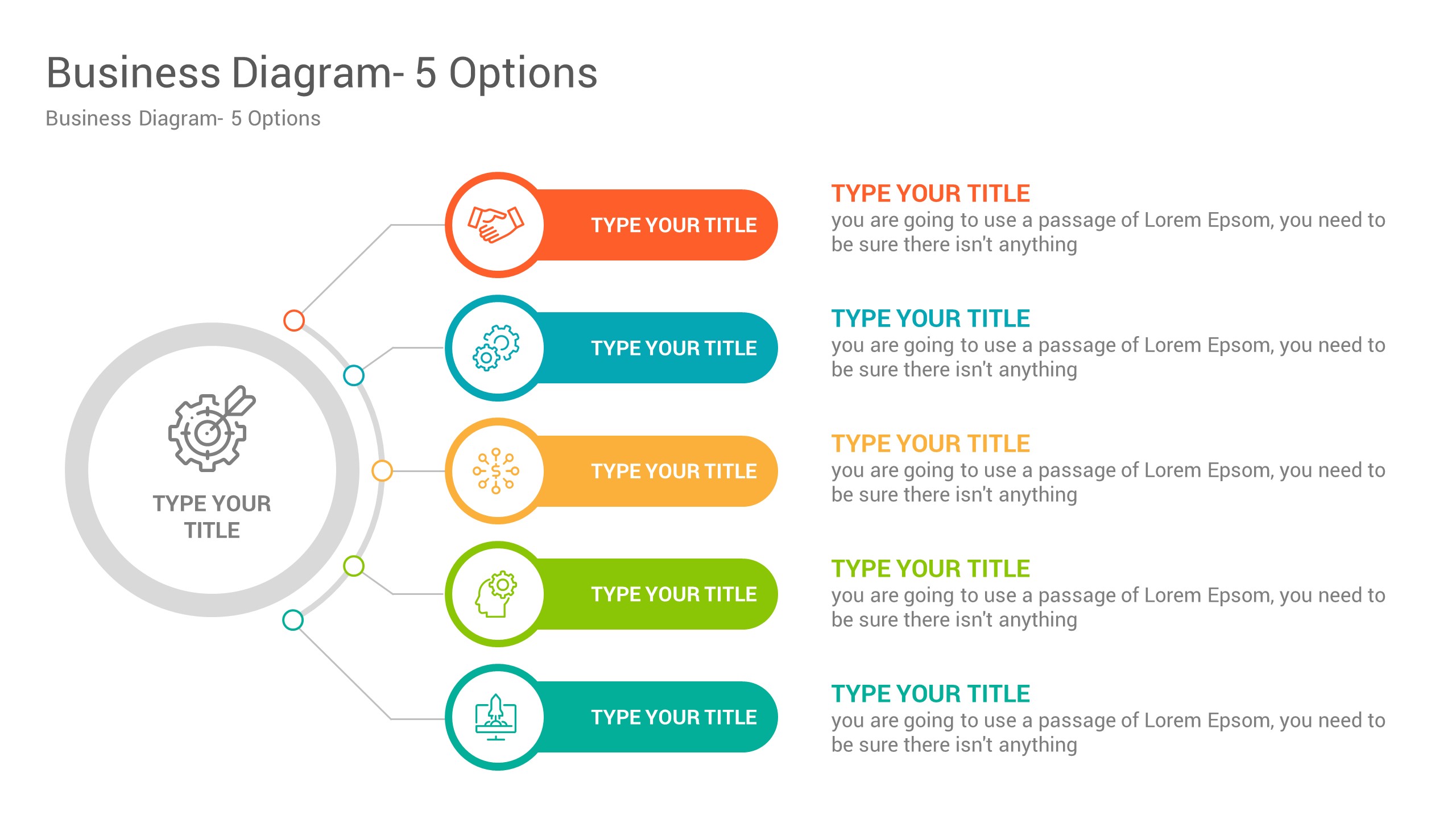 Business Diagrams Infographics PowerPoint Template, Presentation Templates