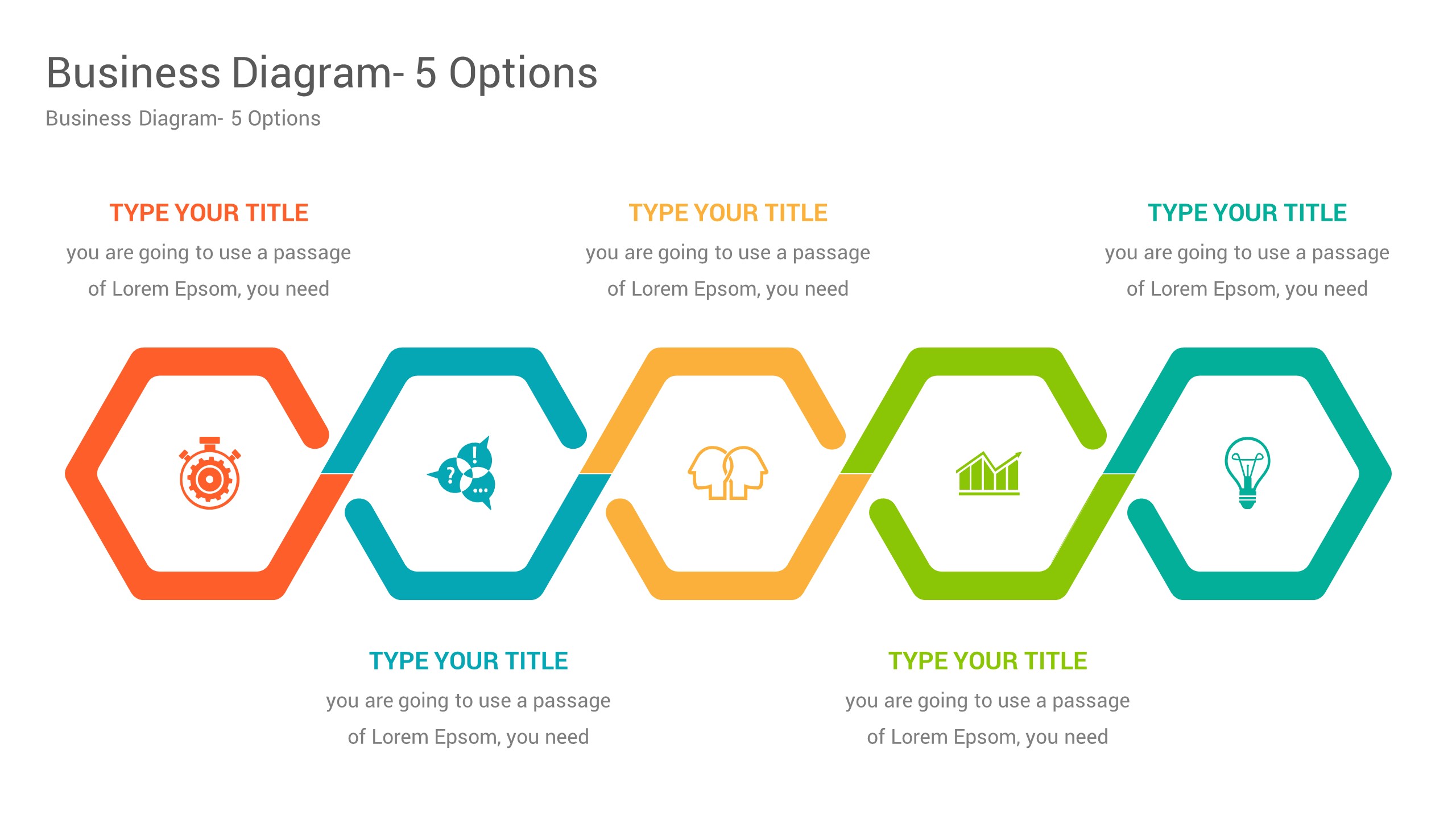 Business Diagrams Infographics PowerPoint Template, Presentation Templates