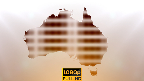 Abstract Australia Map Opener, Motion Graphics | VideoHive