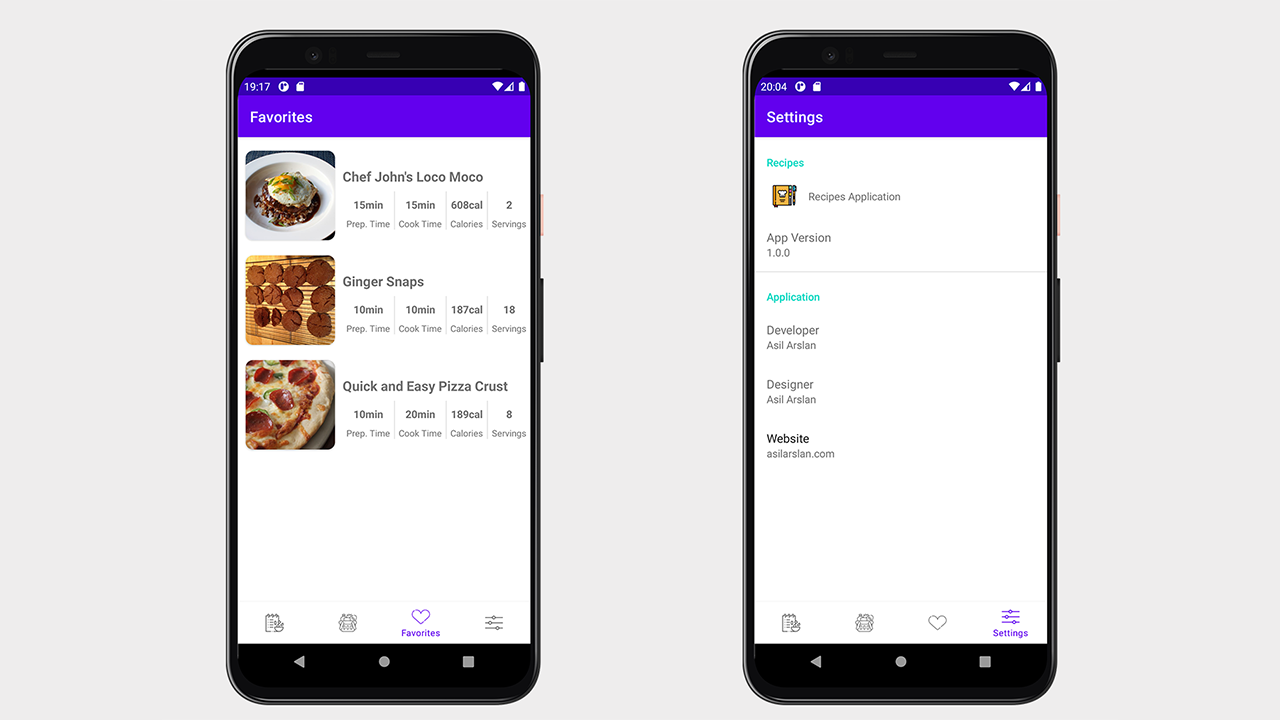 Recipes App Full Android Application by pavlistudio | CodeCanyon