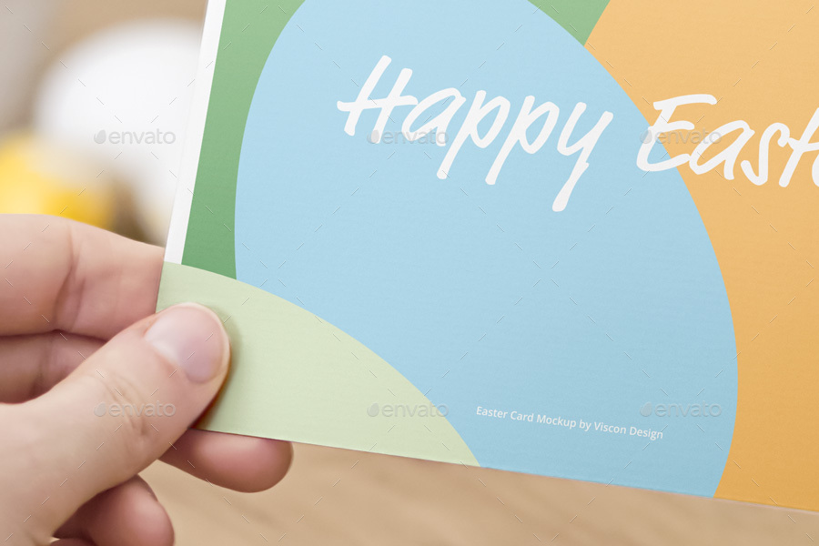 Easter Card Mockup, Graphics | GraphicRiver