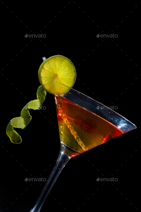 Cocktail with juice sphere Stock Photo by Netfalls | PhotoDune
