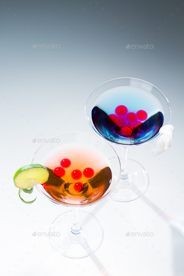 Cocktail with juice sphere Stock Photo by Netfalls | PhotoDune
