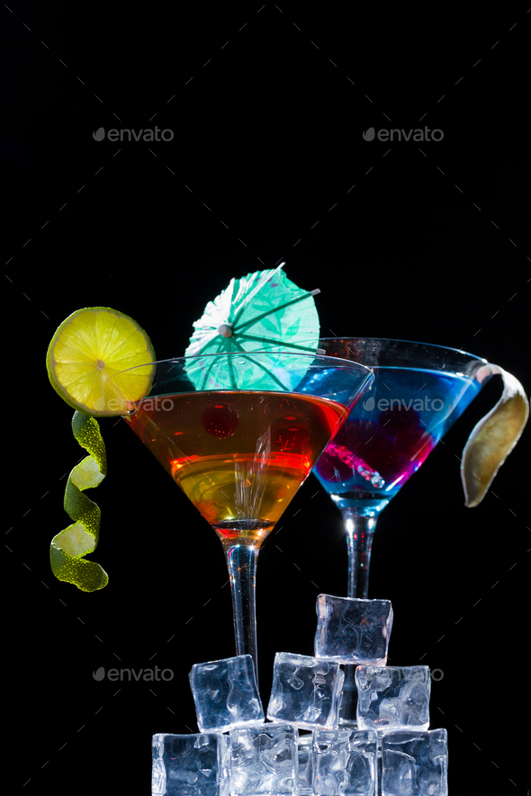 Cocktail with juice sphere Stock Photo by Netfalls | PhotoDune
