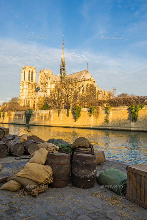 Old Paris docks Stock Photo by Netfalls | PhotoDune