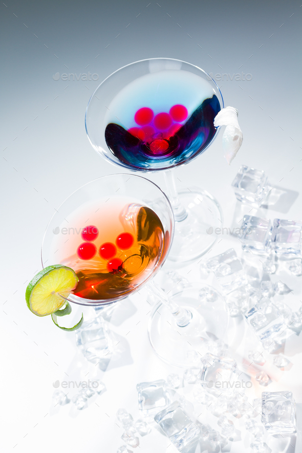 Cocktail with juice sphere Stock Photo by Netfalls | PhotoDune
