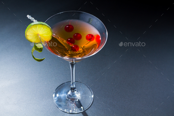 Cocktail with juice sphere Stock Photo by Netfalls | PhotoDune