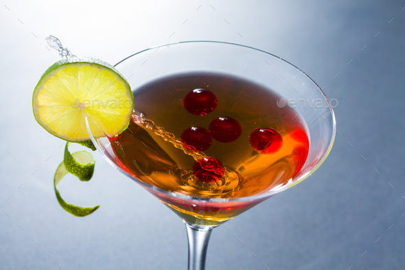 Cocktail with juice sphere Stock Photo by Netfalls | PhotoDune