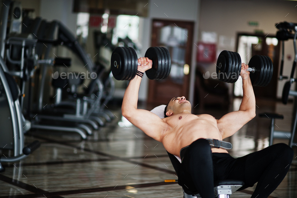 Muscular arab man Stock Photo by ASphotostudio | PhotoDune
