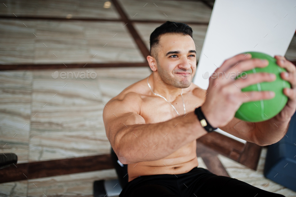 Muscular arab man Stock Photo by ASphotostudio | PhotoDune