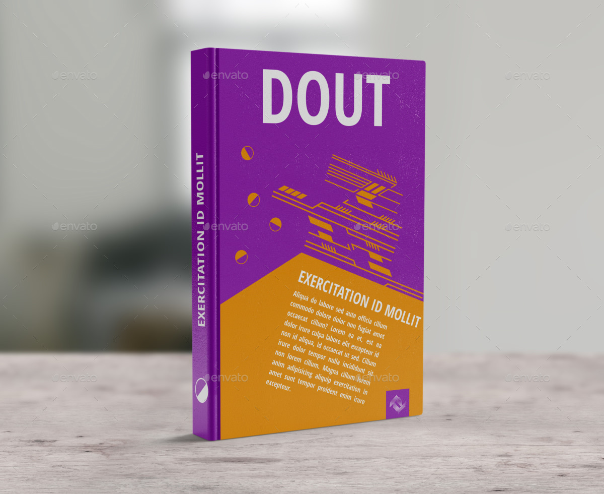 Digest Hard Cover Book Mockup, Graphics | GraphicRiver