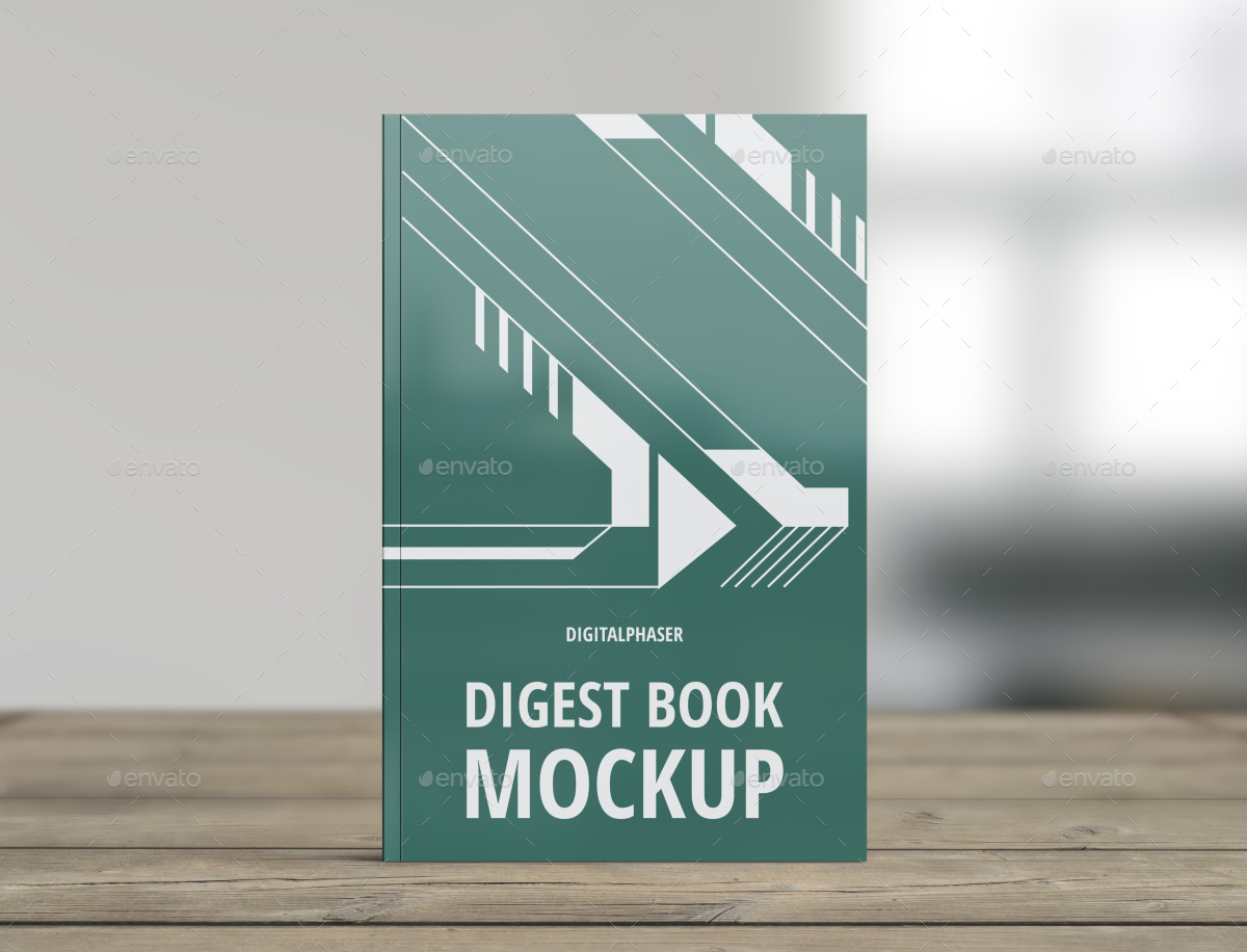 Digest Soft Cover Book Mockup, Graphics | GraphicRiver