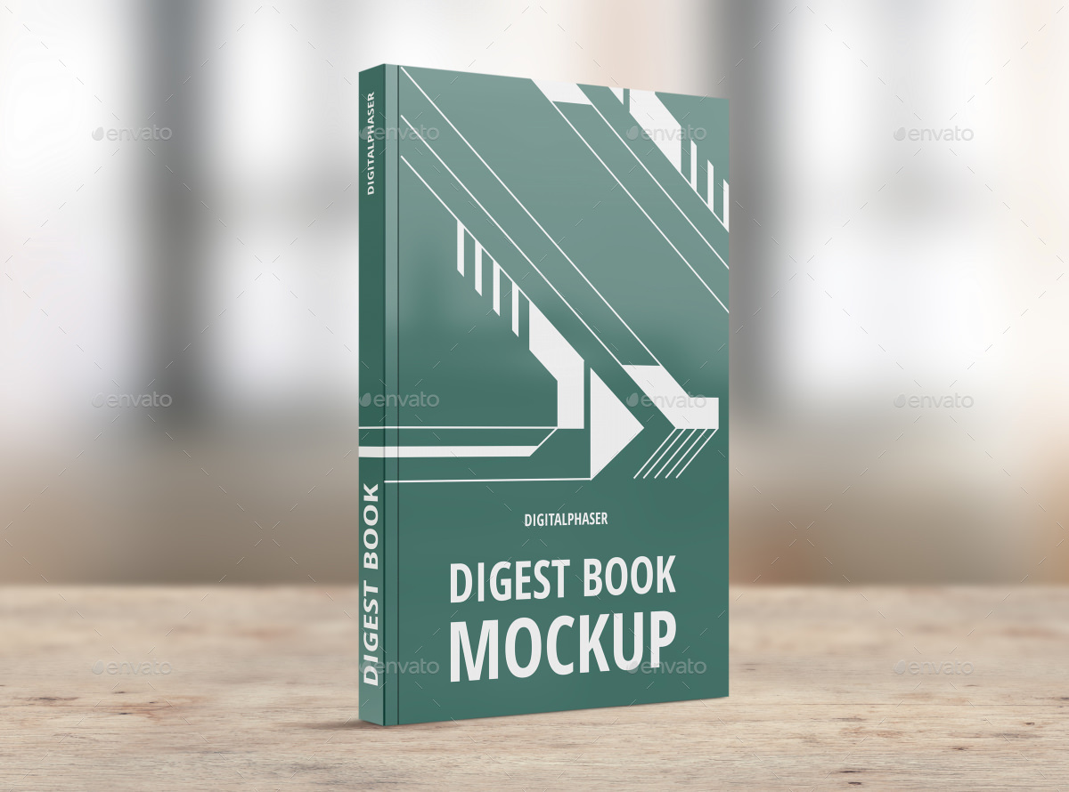 Digest Soft Cover Book Mockup, Graphics | GraphicRiver