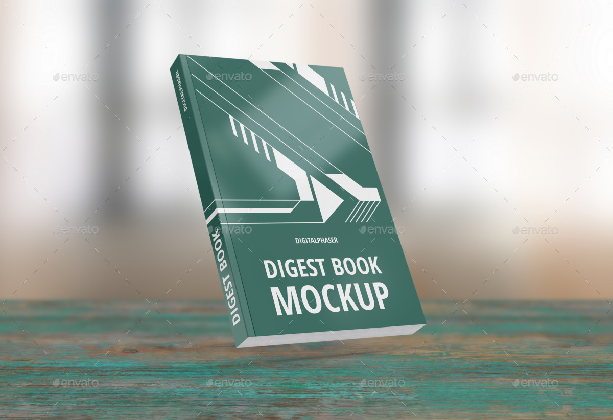 Digest Soft Cover Book Mockup, Graphics | GraphicRiver