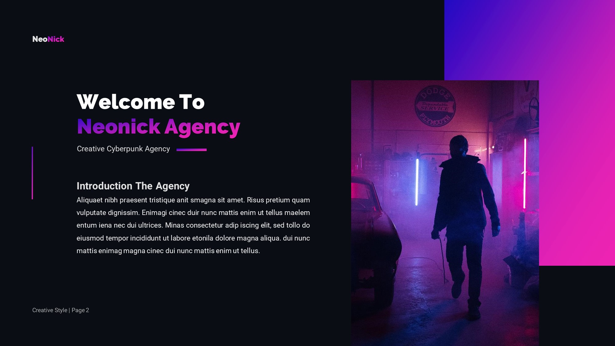 NeoNick Creative Cyberpunk Presentation, Presentation Templates ...