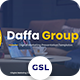 Daffa - Digital Marketing Googleslide Template, Presentation Templates