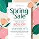 Spring Sale Event Flyer Set, Print Templates | GraphicRiver