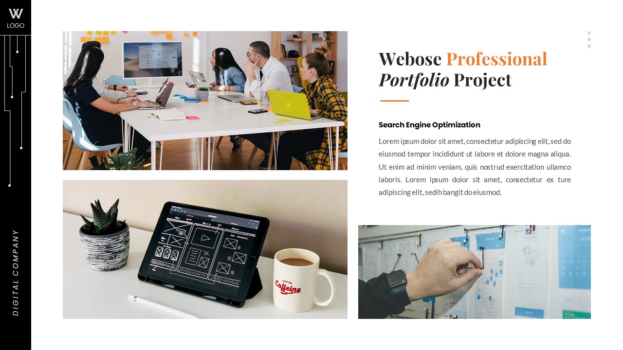 Webose – Digital Company PowerPoint Presentation Template, Presentation ...