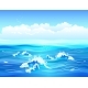 Sea Flat Illustration, Vectors | GraphicRiver